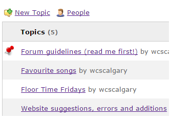 Check out our new Forum section | WCS Calgary