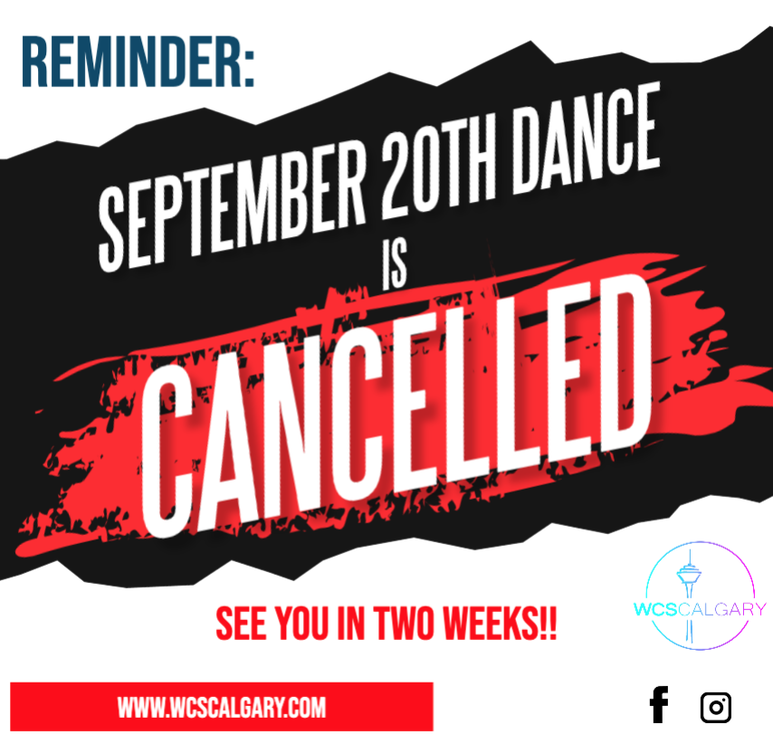Sept. 20 Dance CANCELLED | WCS Calgary