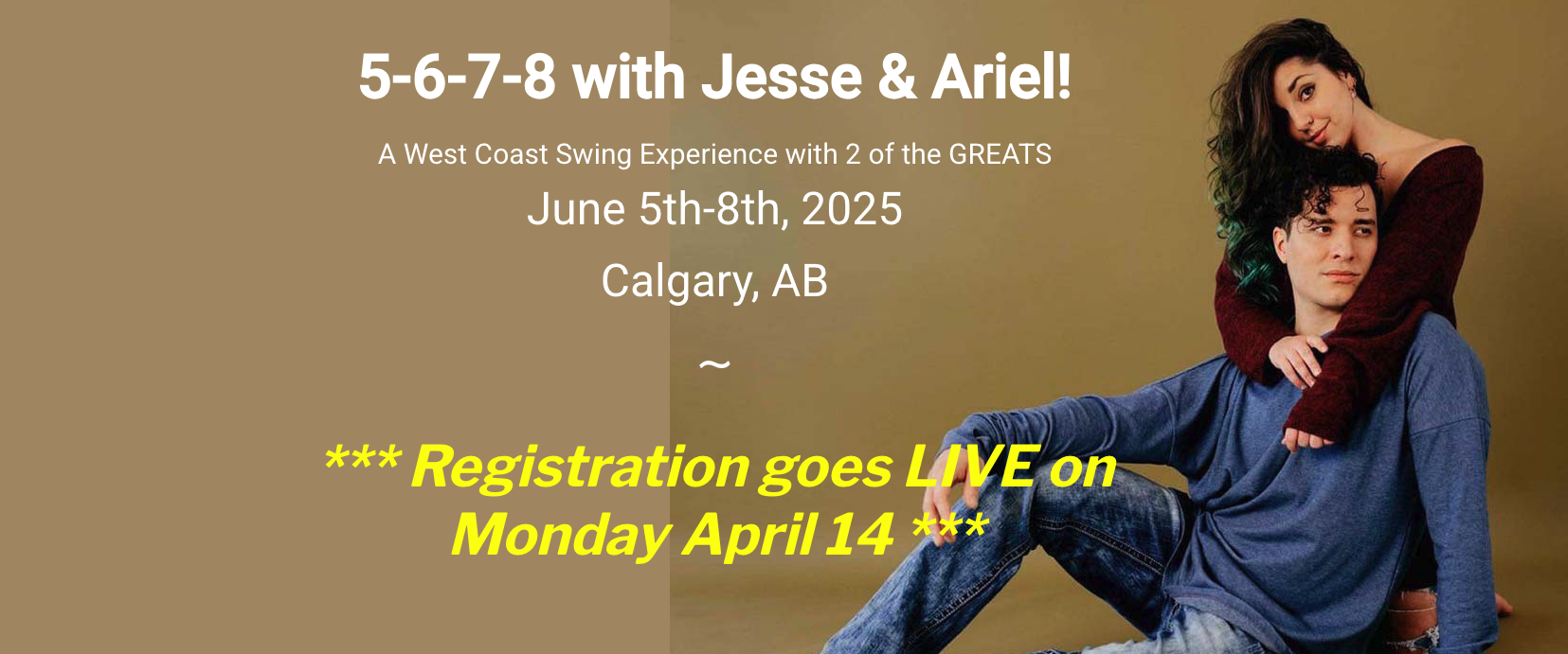 🔥5-6-7-8 with Jesse Lopez & Ariel Peck! | WCS Calgary